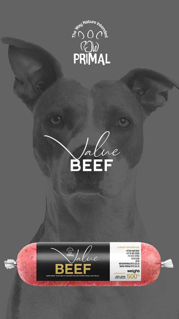 Primal Raw Value Beef – The Dog Club Pet Co
